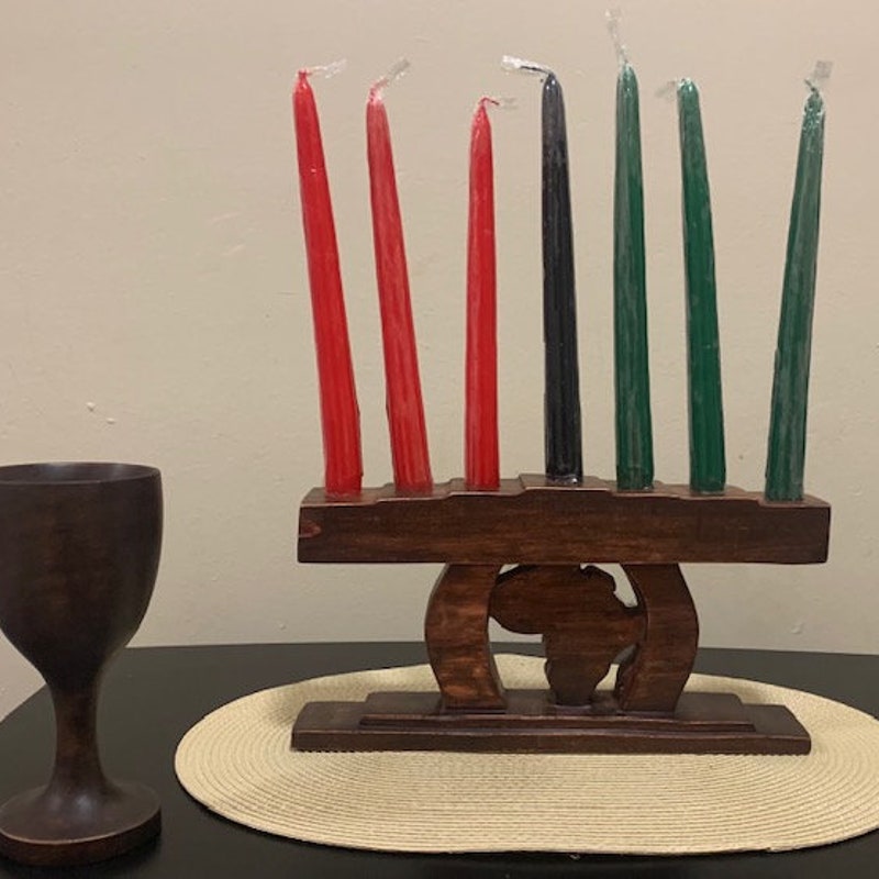 Kwanzaa Candle Holder - Etsy