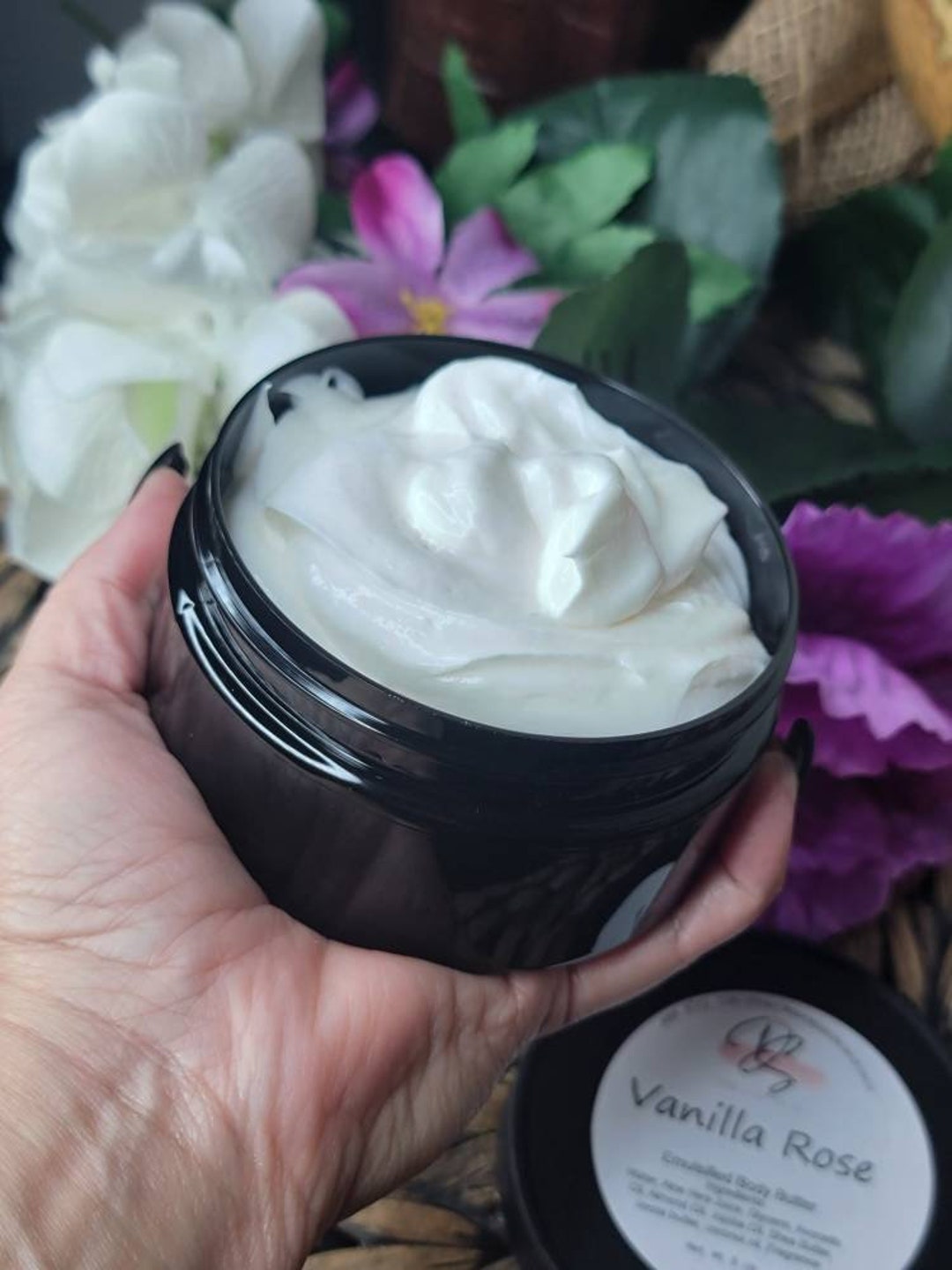 Vanilla Rose Emulsified Body Butter Body Cream Moisturize - Etsy