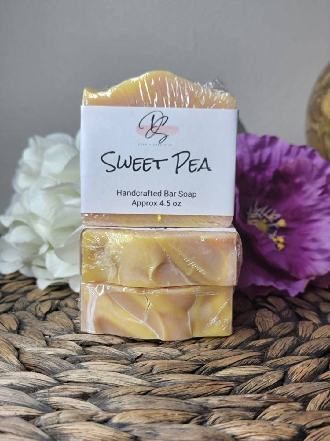 Sweet Pea Scented Handmade Soap, Cold Process Soap, Bar Soap - Etsy