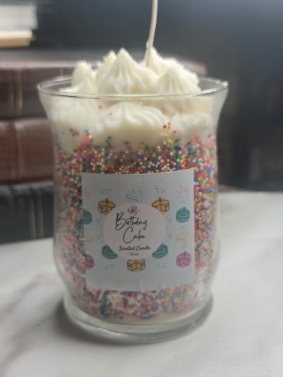 Birthday Cake Candle, Birthday Celebration Cake Candle, Soy Candle ...