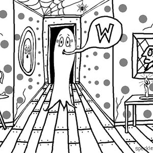 Digital Articulation Isolation W Scared Ghost Sound Coloring Page ...