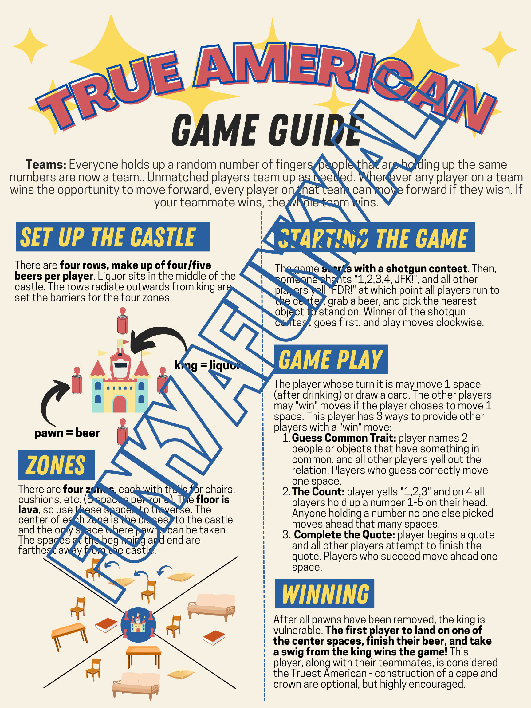 New Girl True American Poster Digital Download - Etsy