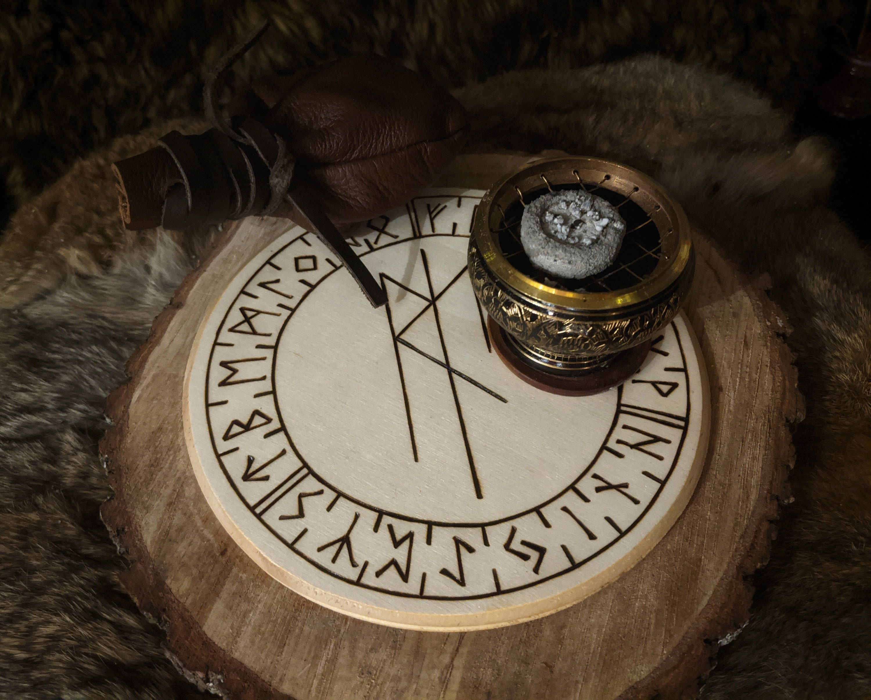 Eir Healing Norse Goddess Asatru Heathen Altar Plate Wood - Etsy