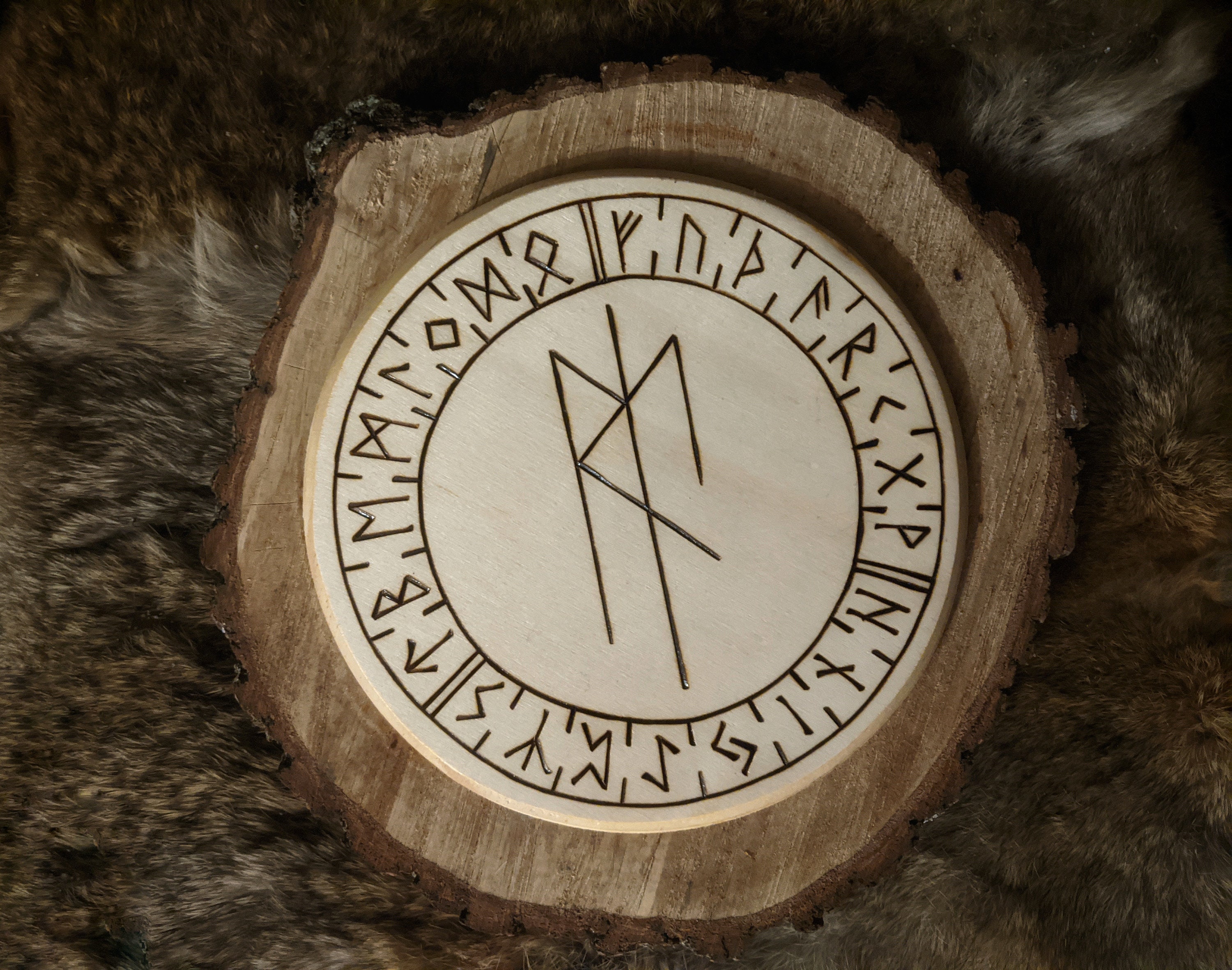 Eir Healing Norse Goddess Asatru Heathen Altar Plate Wood - Etsy