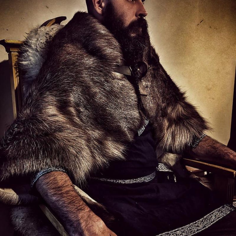 Fur Skin Cloak - Etsy