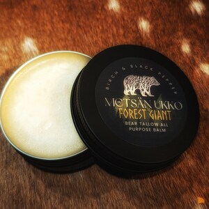 Metsan Ukko "forest Giant" Bear Tallow Salve With Birch and Black ...
