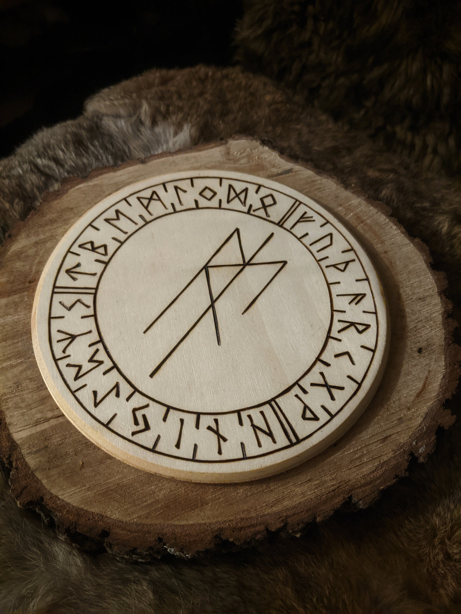 Eir Healing Norse Goddess Asatru Heathen Altar Plate Wood - Etsy