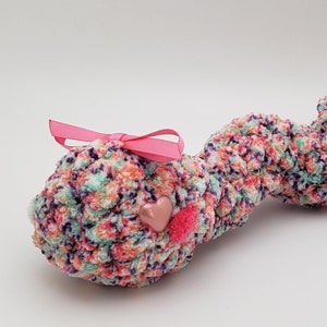 Wiggly Wormies Crochet Amigurumi Bendable Worm, Sensory Toy, Fidget Toy ...