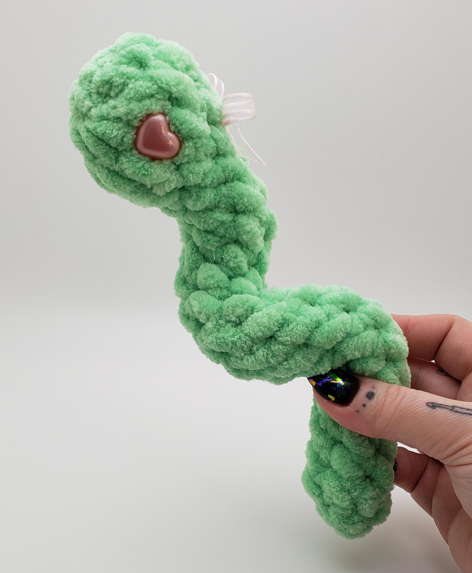 Wiggly Wormies Crochet Amigurumi Bendable Worm, Sensory Toy, Fidget Toy ...