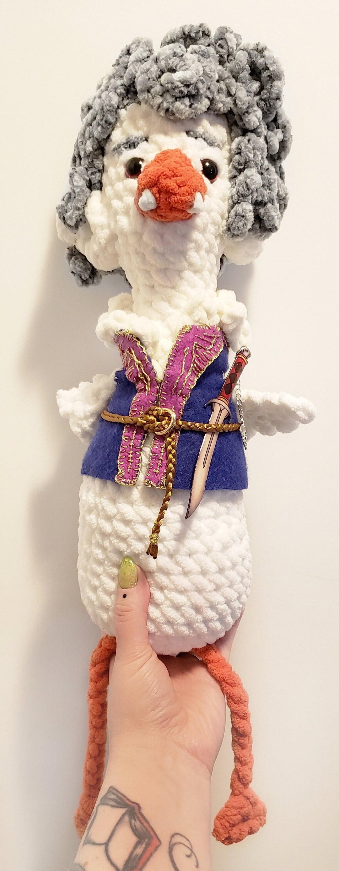 Goostarion the Pale Goose Amigurumi - Etsy