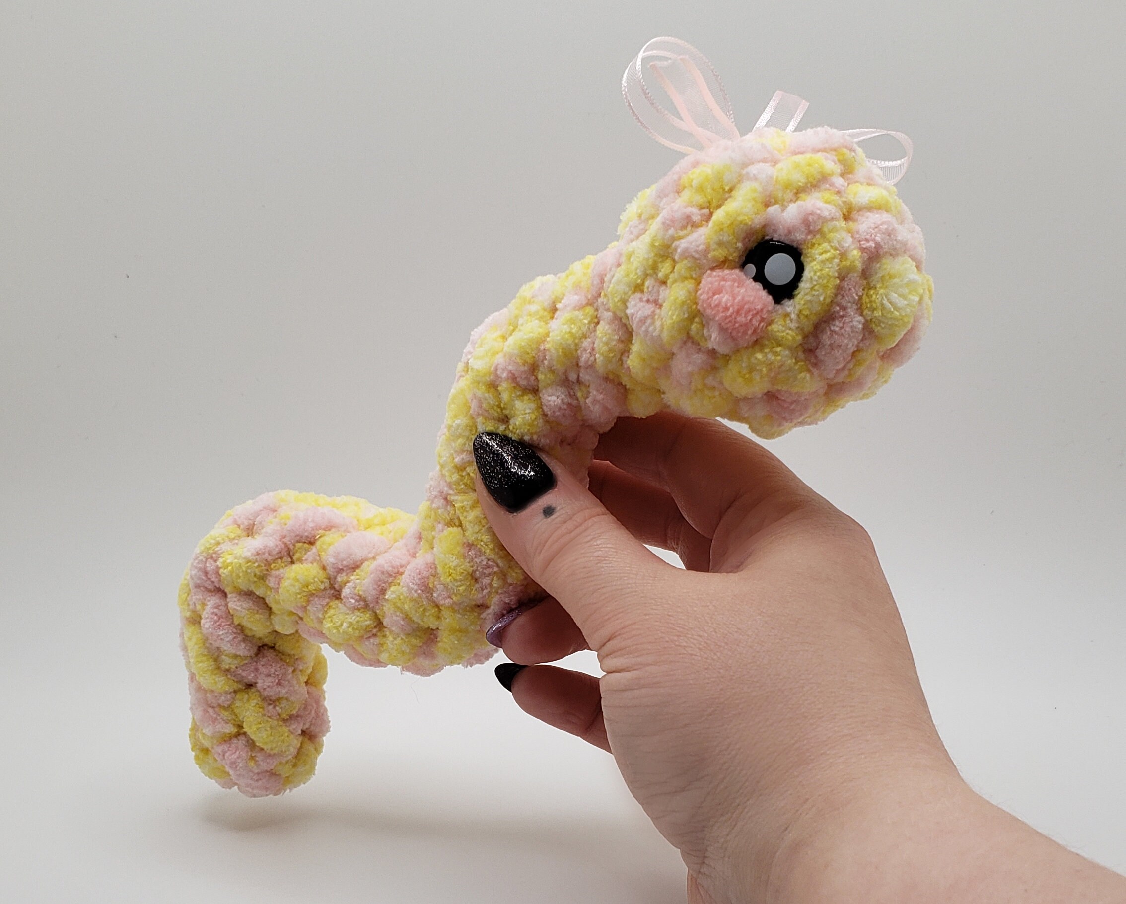 Wiggly Wormies Crochet Amigurumi Bendable Worm, Sensory Toy, Fidget Toy ...