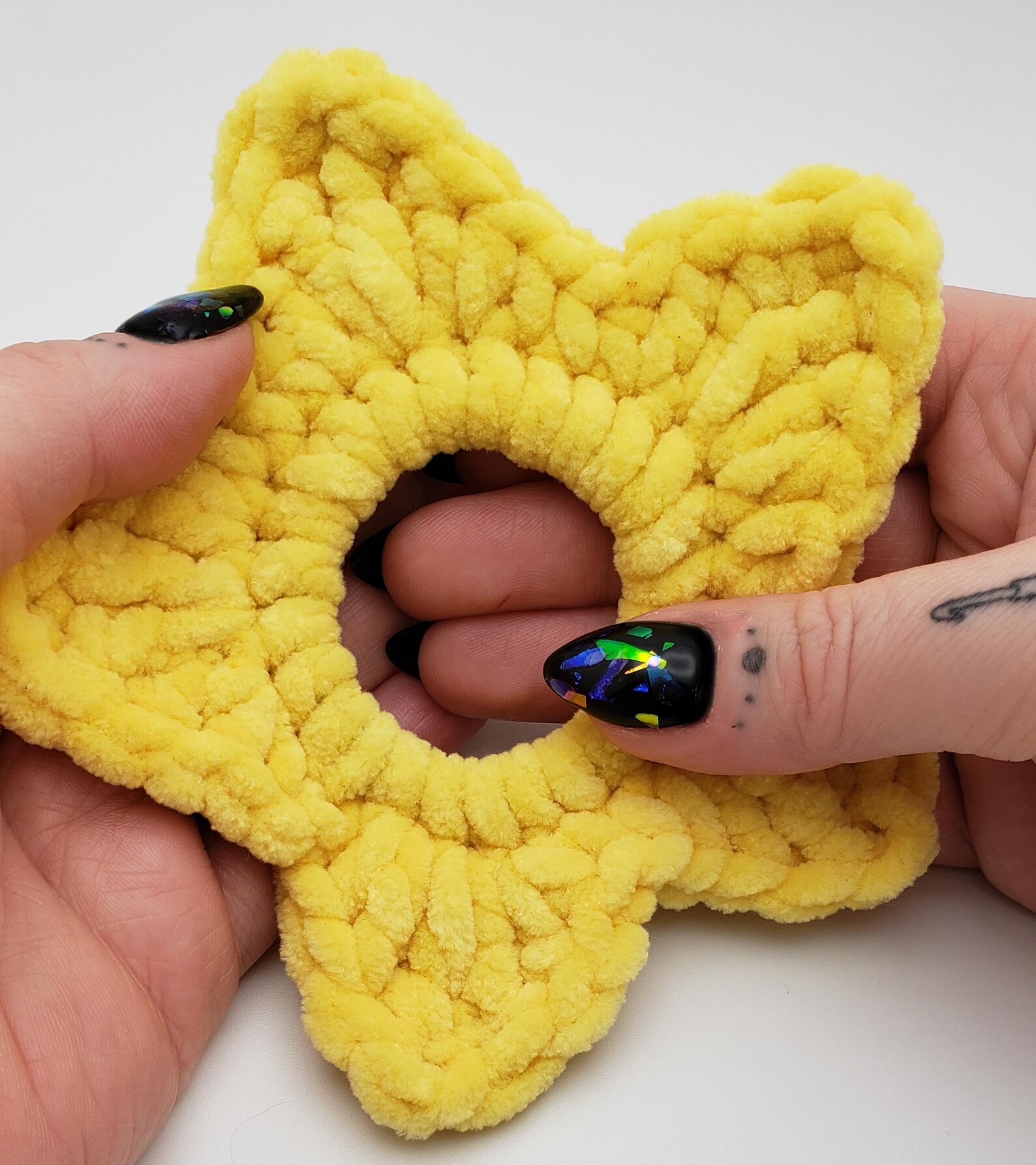Star Hair Bopper Galaxy Girl Hair Scrunchy, Cute Yellow Star Celestial ...