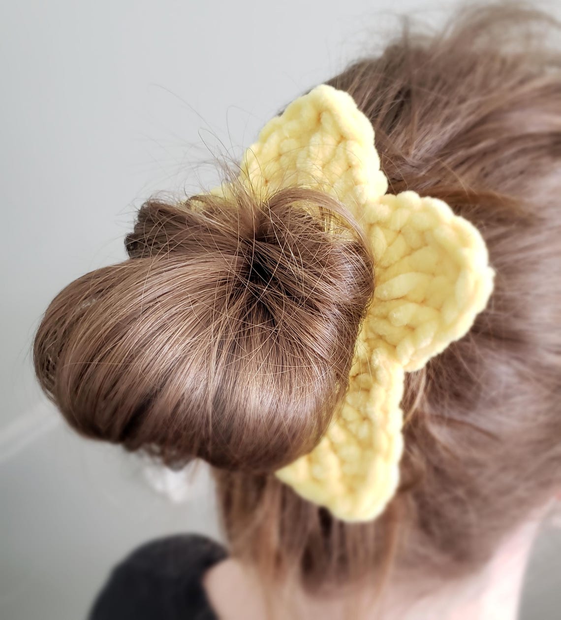 Star Hair Bopper Galaxy Girl Hair Scrunchy, Cute Yellow Star Celestial ...