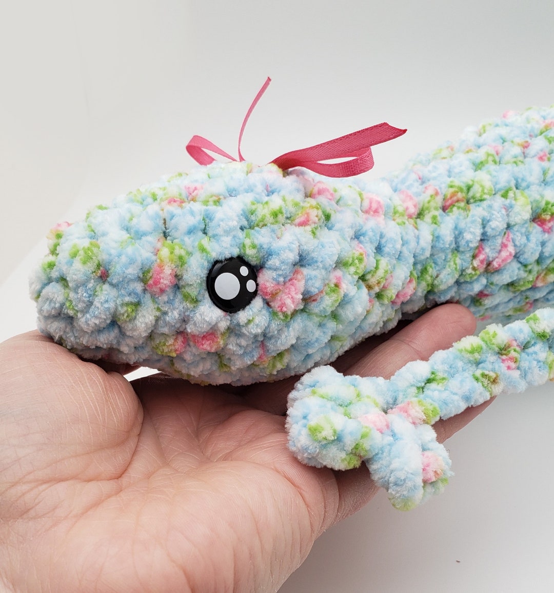 Bettina the Leggy Lizard, Crochet Plush Amigurumi, Cute Lizard Stuffed ...