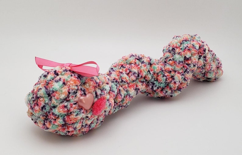 Wiggly Wormies Crochet Amigurumi Bendable Worm, Sensory Toy, Fidget Toy ...