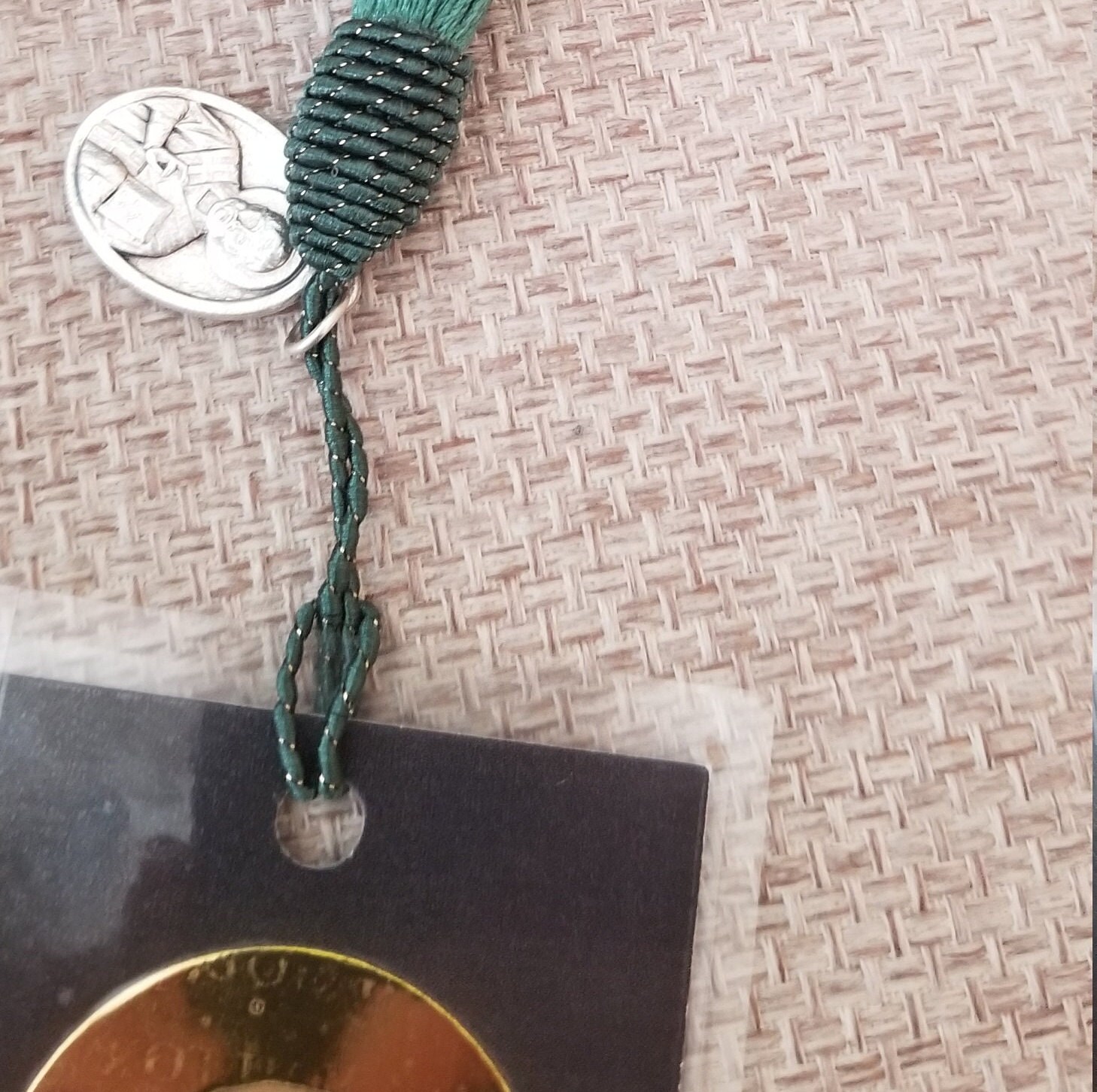 Saint Nicholas of Myra: Gold Foil Raised Bookmark, Double-sided With ...