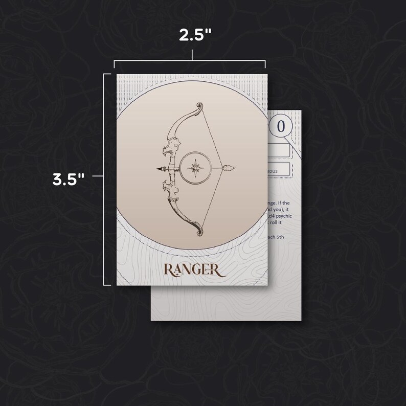 Ranger Spell Cards: DND 2014 Edition, All Levels (printable PDF), DND ...