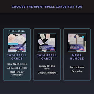 DND 2024 Spell Cards Printable PDF – All Classes Levels 1–9 | Dnd Spell ...