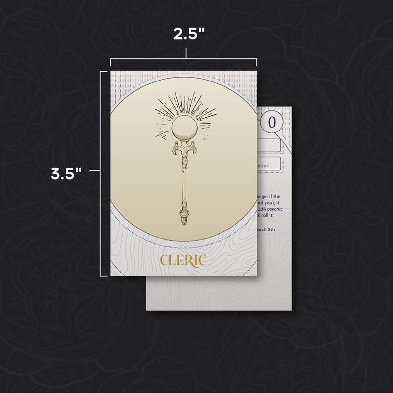 Cleric Spell Cards: DND 2024 Edition, All Levels (printable PDF) - Etsy