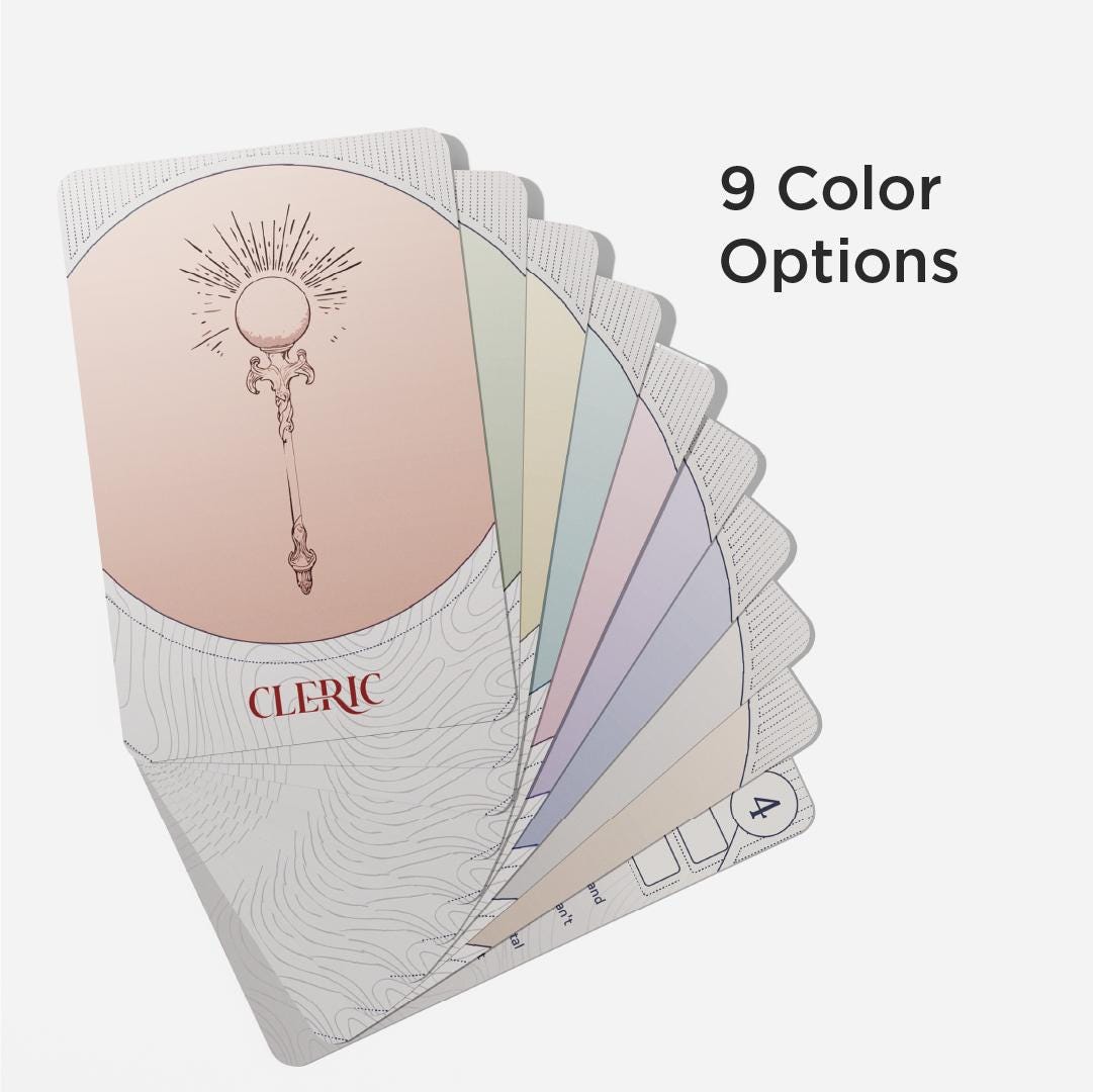 DND Class Spell Cards | Cleric | DND Class Bundle | DND Spell Cards 5e ...