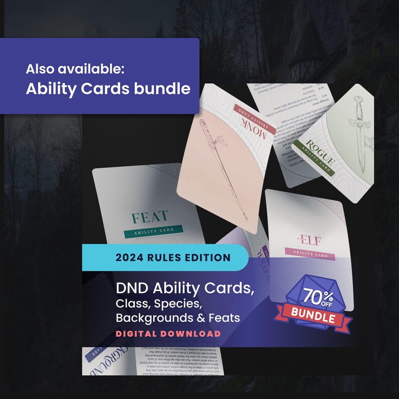 DND 2024 Feats Ability Cards – Printable Feat Reference | 5e Feat ...