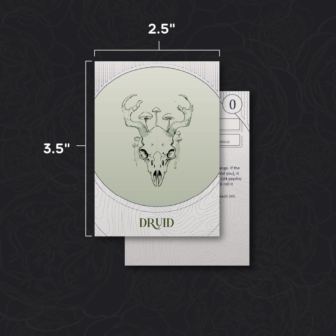 Druid Spell Cards: DND 2024 Edition, All Levels (printable PDF) - Etsy