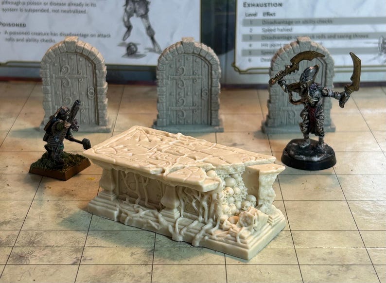 Legend Games- 10 Resin Dungeon Doors for RPG and Wargaming Scenery - Etsy