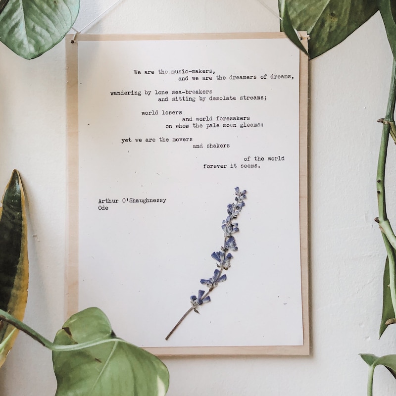 Custom Poem Print - Etsy