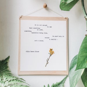 Ella Reeve Bloor, It is Not Enough; Typewriter Art, Feminist Print ...