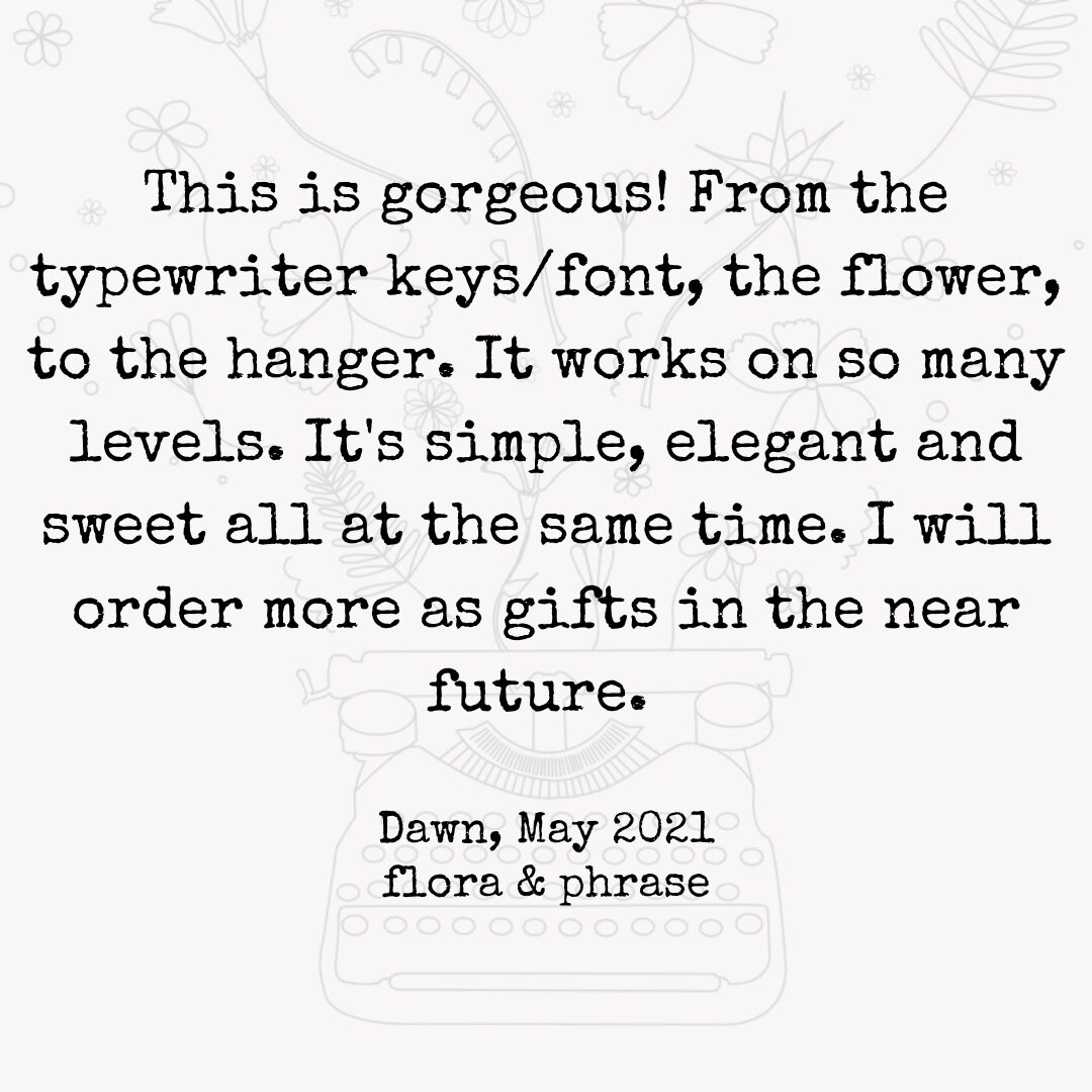 Zoe Branch Old Plants Original Artwork Typewriter Art - Etsy