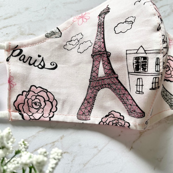 Eiffel Tower Face Mask - Etsy