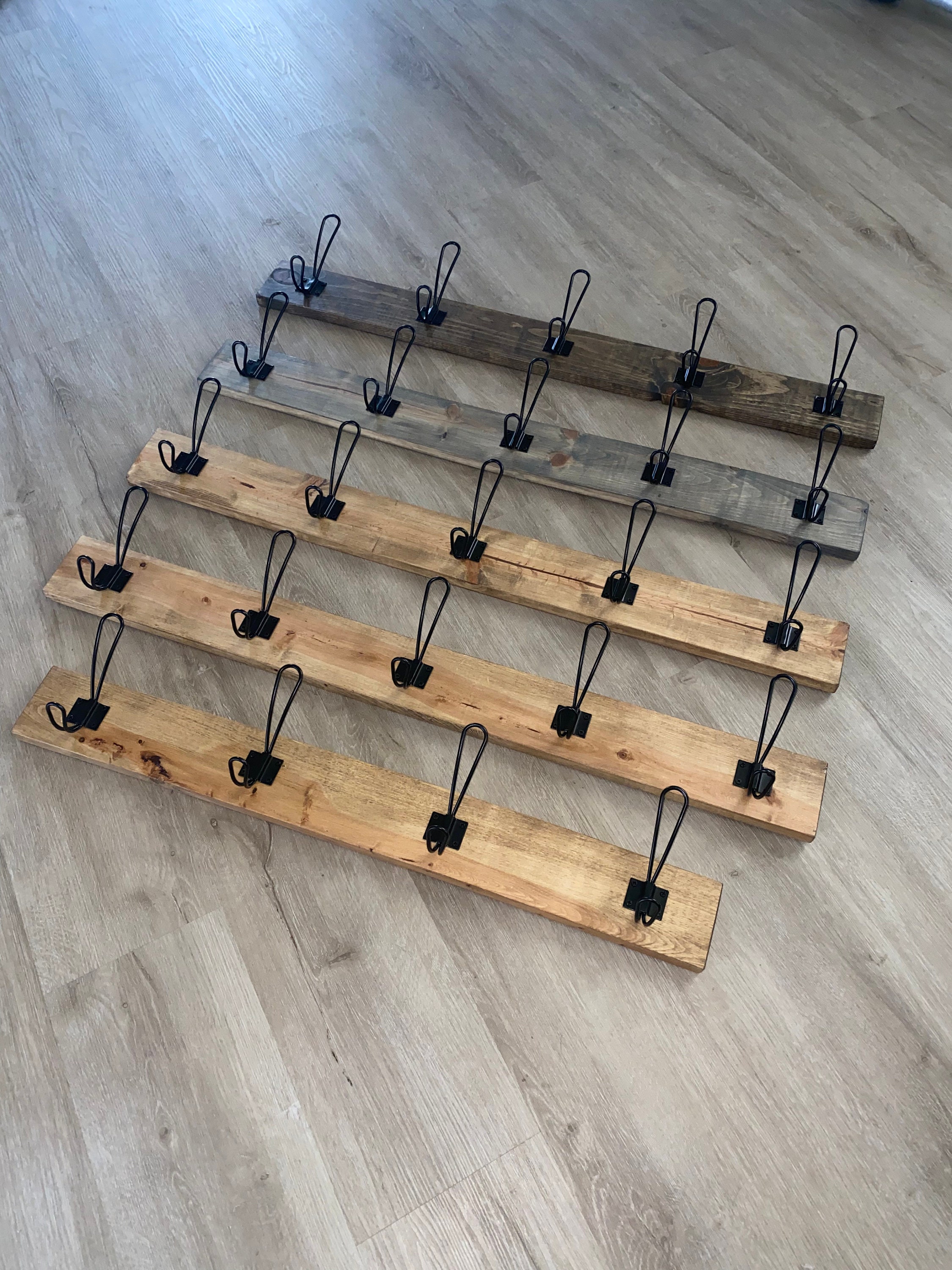 Handmade Farmhouse Hook Rack - Etsy