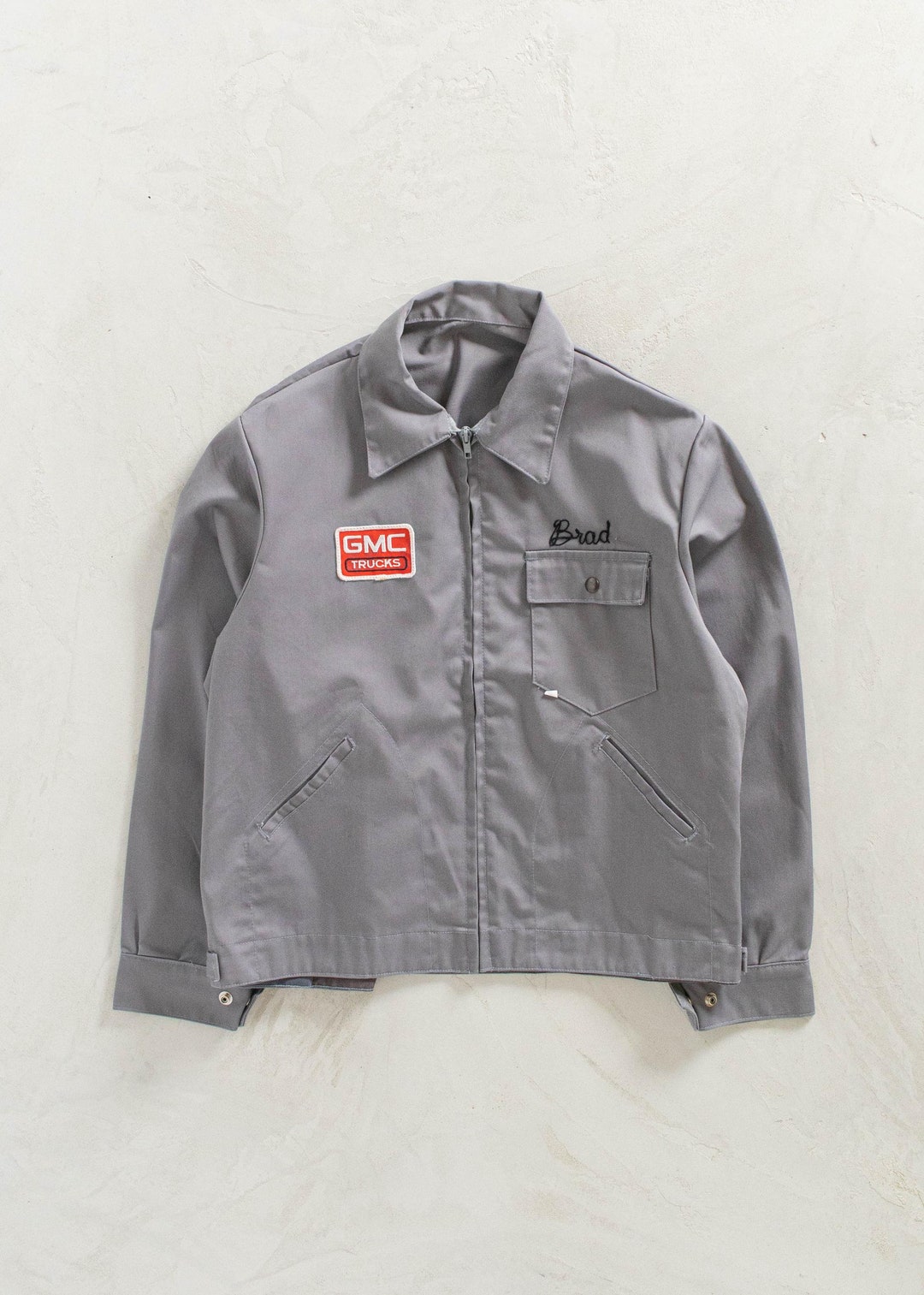 Vintage GMC Trucks Chainstitched Gas Jacket Size M/L - Etsy