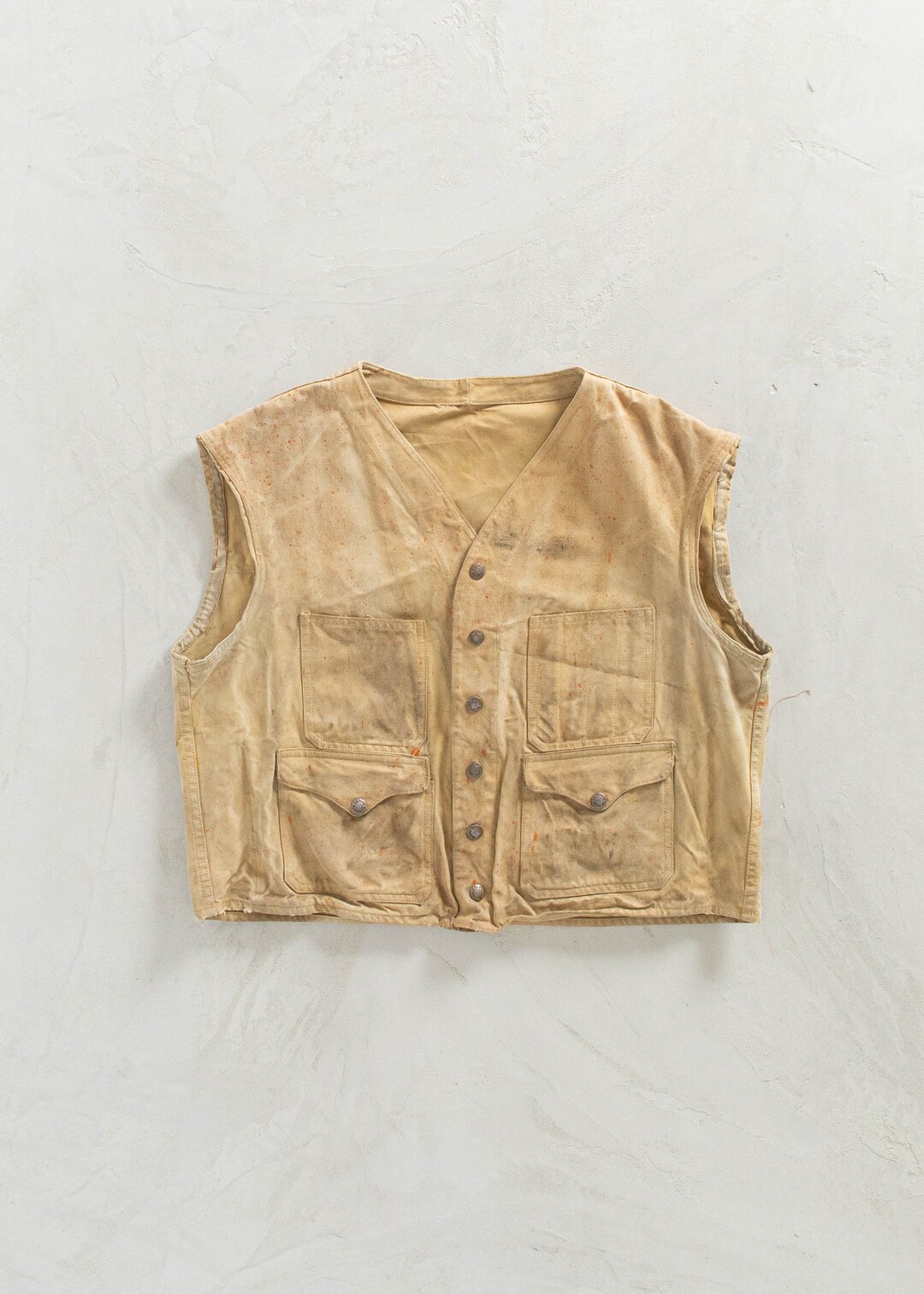 Vintage 1950s Filson Duck Canvas Hunting Vest Size M/L - Etsy
