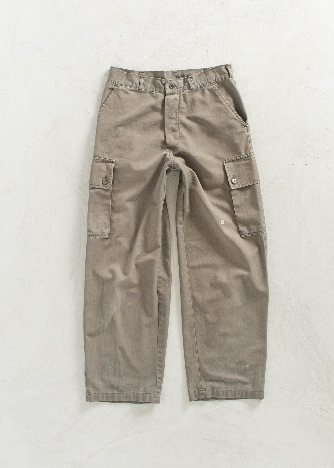 Vintage Dutch Military Wide Leg Cargo Pants Size Women's 29 Men's 32 - Etsy