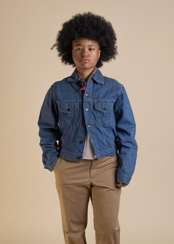 1980s Jean Team Denim Trucker Jacket Size XS/S - Gem