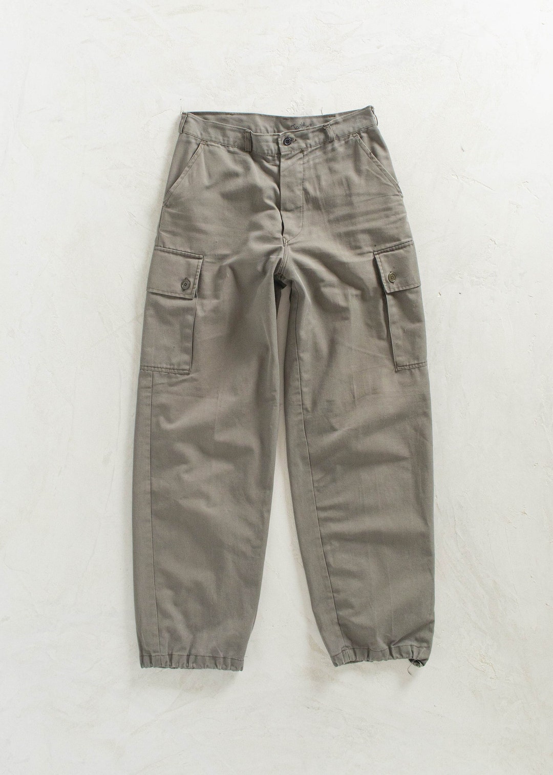 Vintage Dutch Military Wide Leg Cargo Pants Size Women's 30 Men's 32 - Etsy