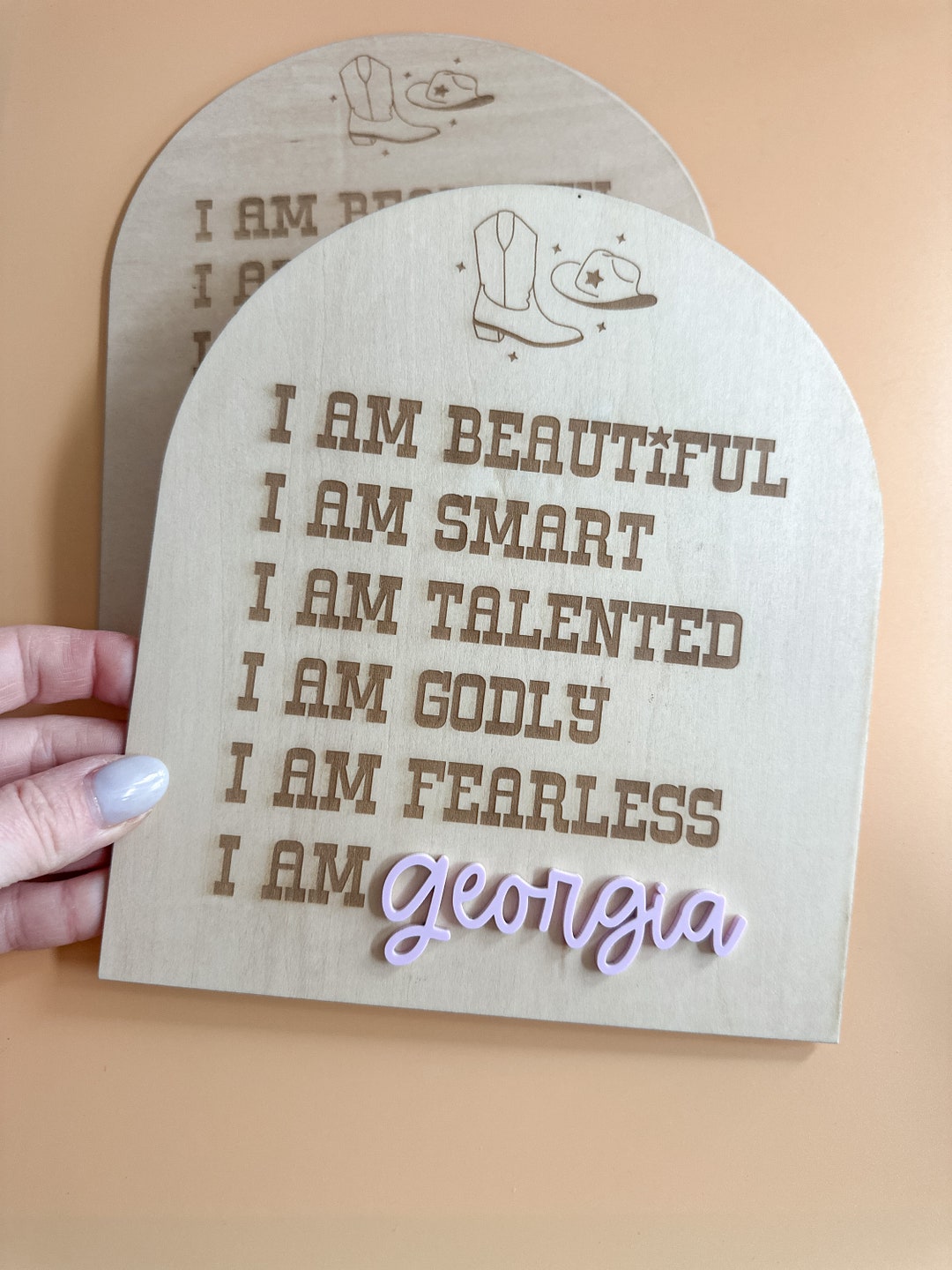 Positive Affirmation Sign Girls Room Decor Sign Lainey Wilson Gift for ...