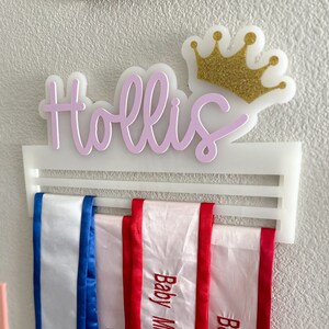 Pageant Sash Holder Custom Display for Sash Pageant Queen Gift Custom ...