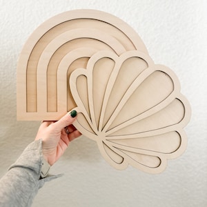 Flisat Insert Rainbow Sensory Table Insert Montessori Learning Activity ...