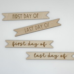 Personalized First Last Day of School Sign Back to School Board First ...