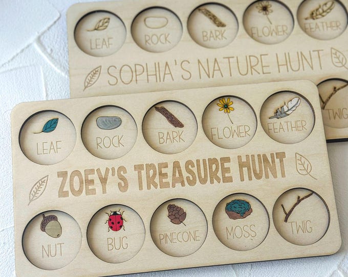 Custom Nature Hunt Gift Kid Nature Learning Toy Custom Gift Kid ...