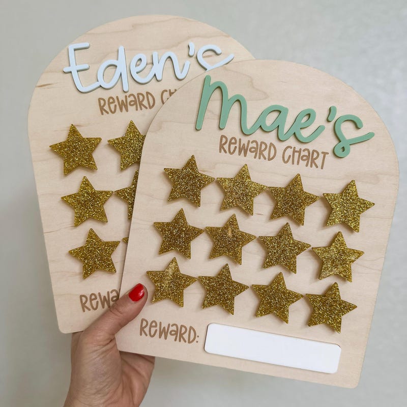 Gold Star Chore Chart - Etsy