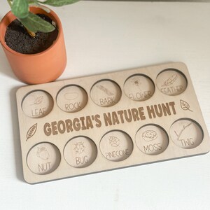 Custom Outdoor Learning Toy Nature Hunt Gift for Kids Outdoor Scavenger ...