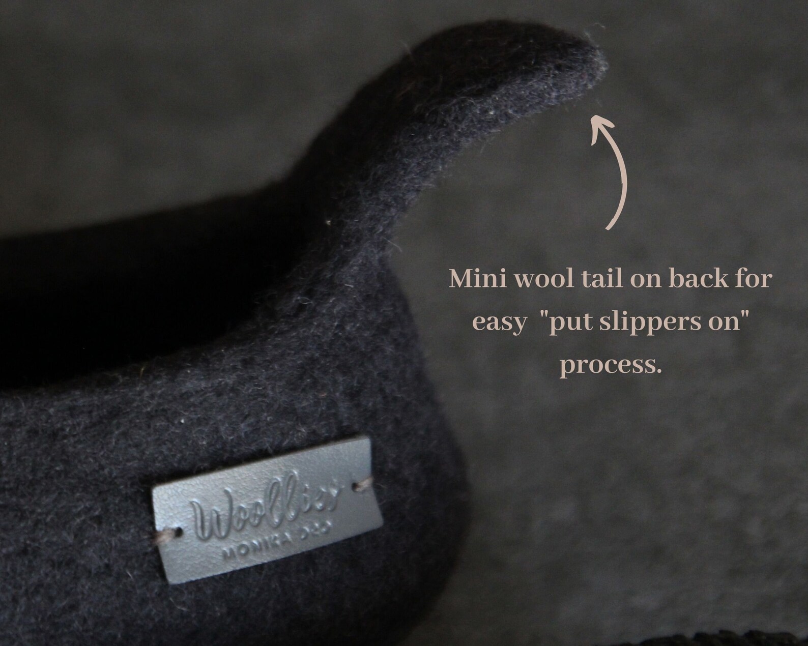 Black Indoor Barefoot Slippers Women, Wide Toe Box Felted Sandals ...