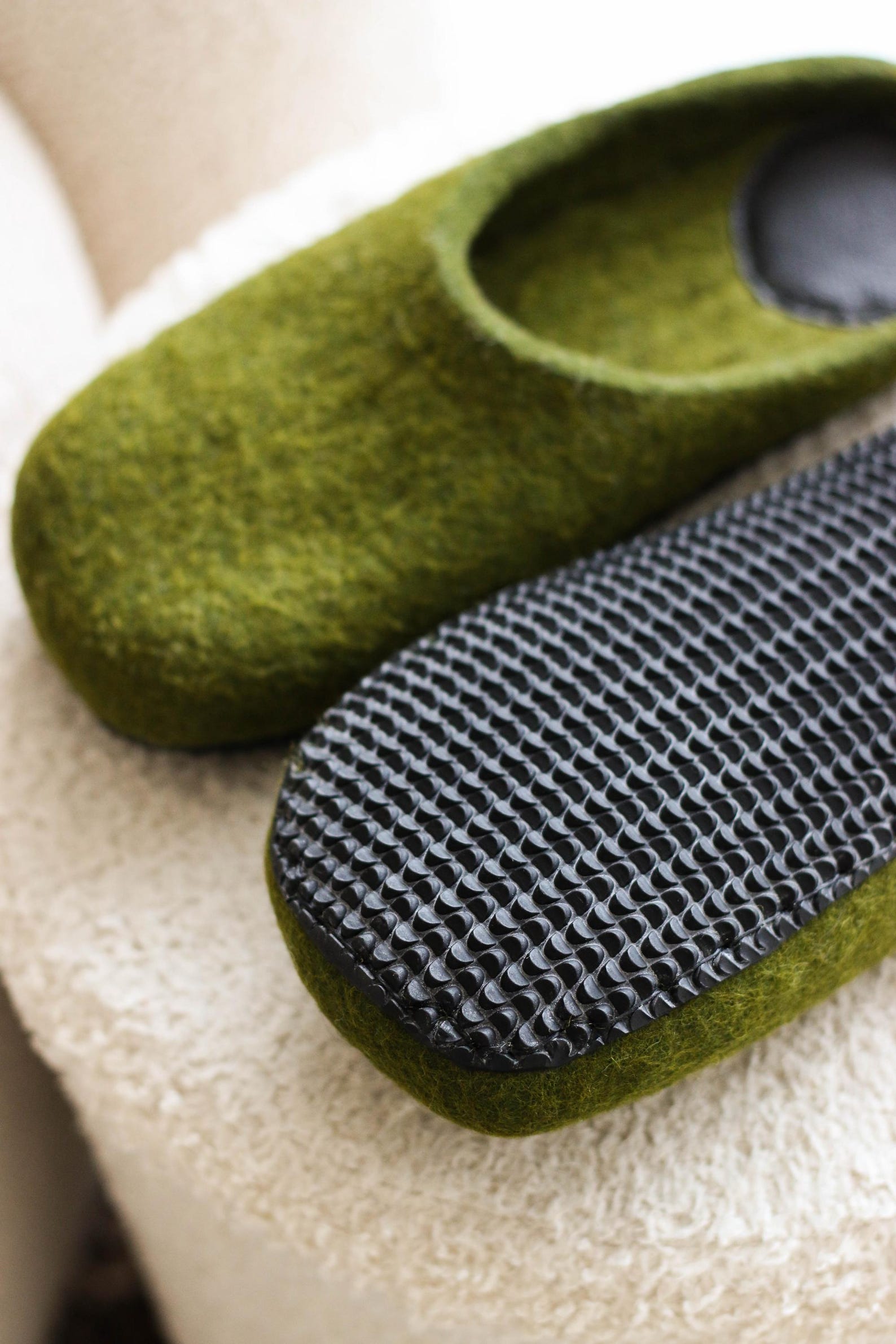 Wide Toe Box Slippers - Women Barefoot Slippers From Natural Wool ...