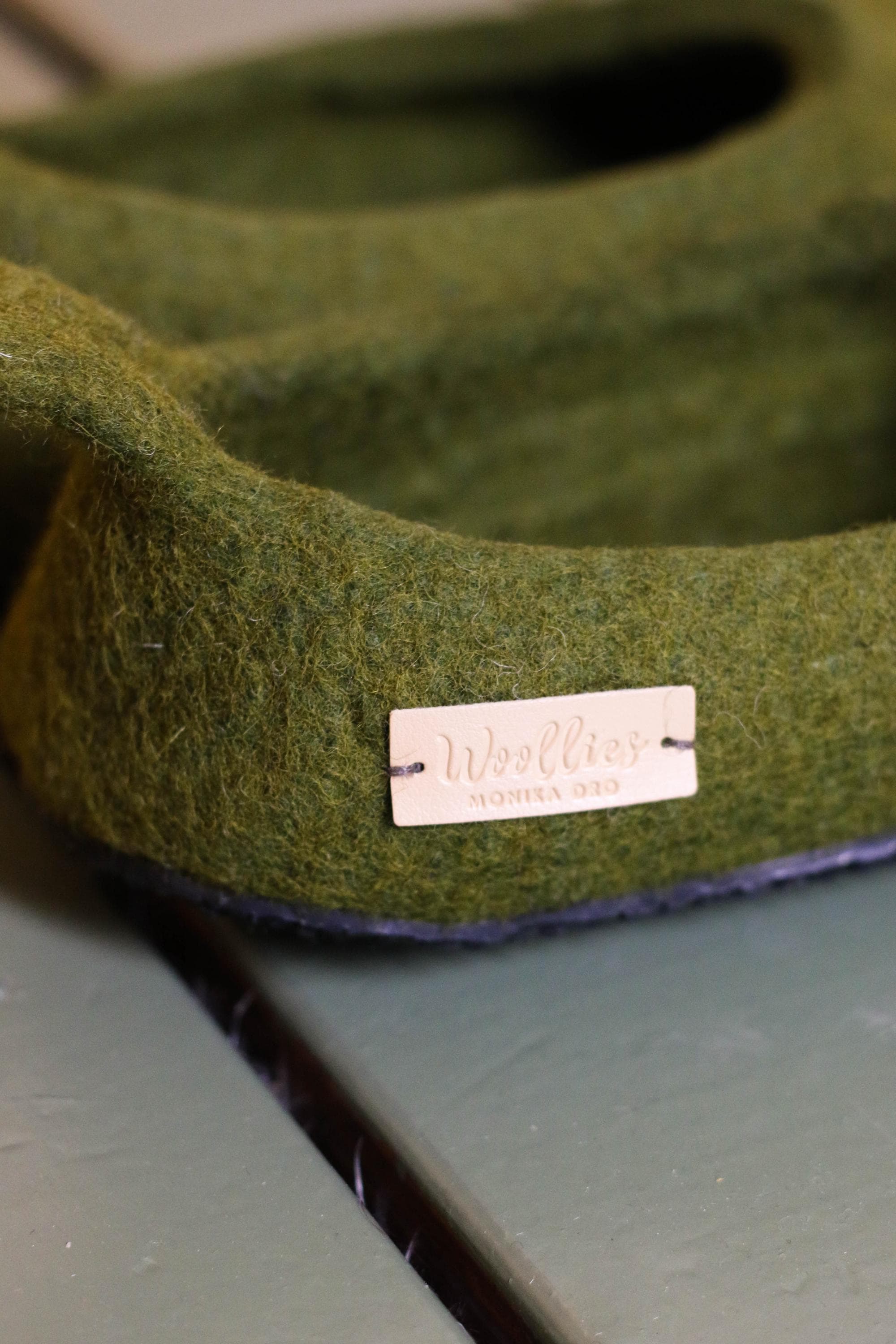 Wool Barefoot Slippers With Full Heel - Natural Foot Shaped Slippers ...