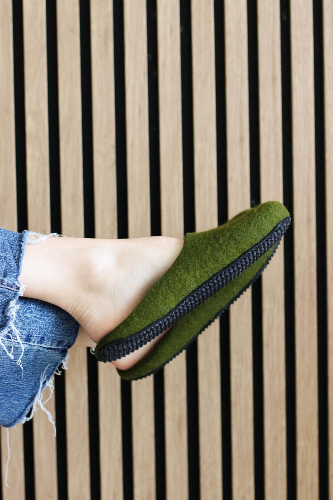 Wide Toe Box Slippers - Women Barefoot Slippers From Natural Wool ...