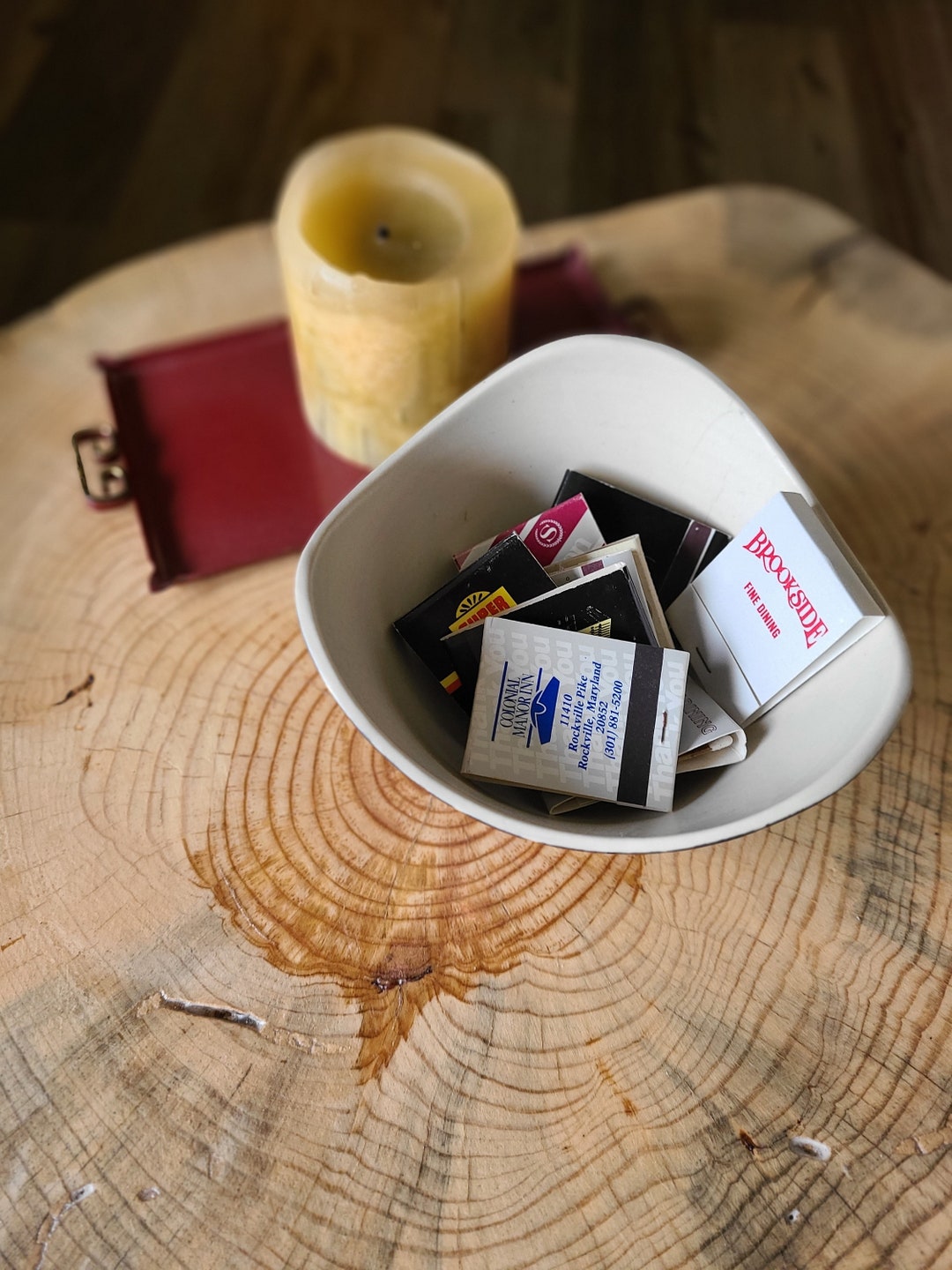 9 Vintage Matchbooks 70s 80s 90s - Shades of Grey & Black - Hotels ...