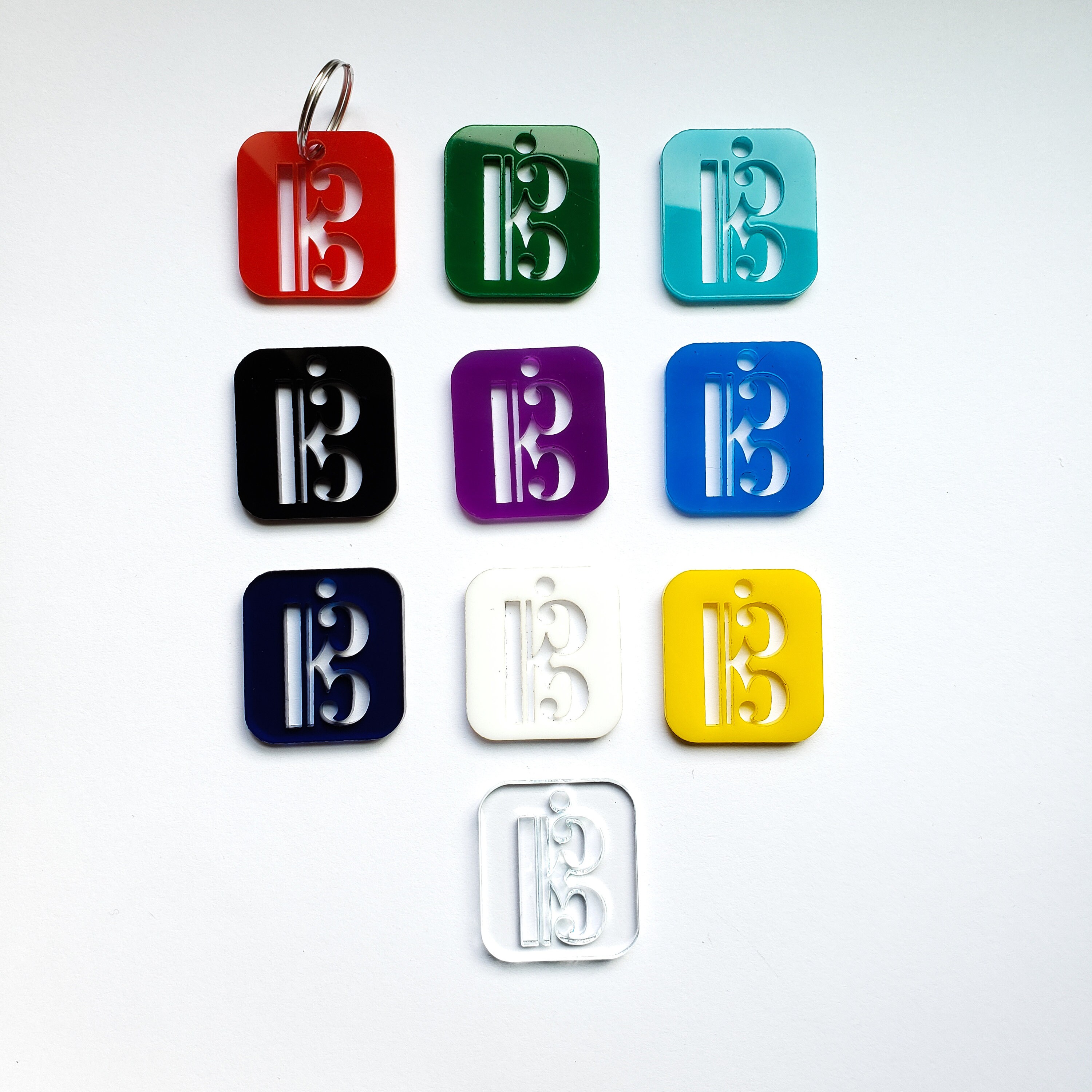 Alto Clef Keychain - Etsy
